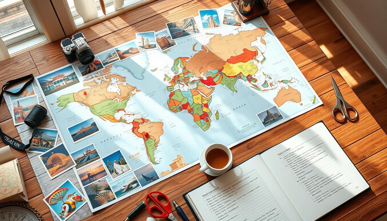 Create a Travel-Themed Vision Board for Your Next Adventure